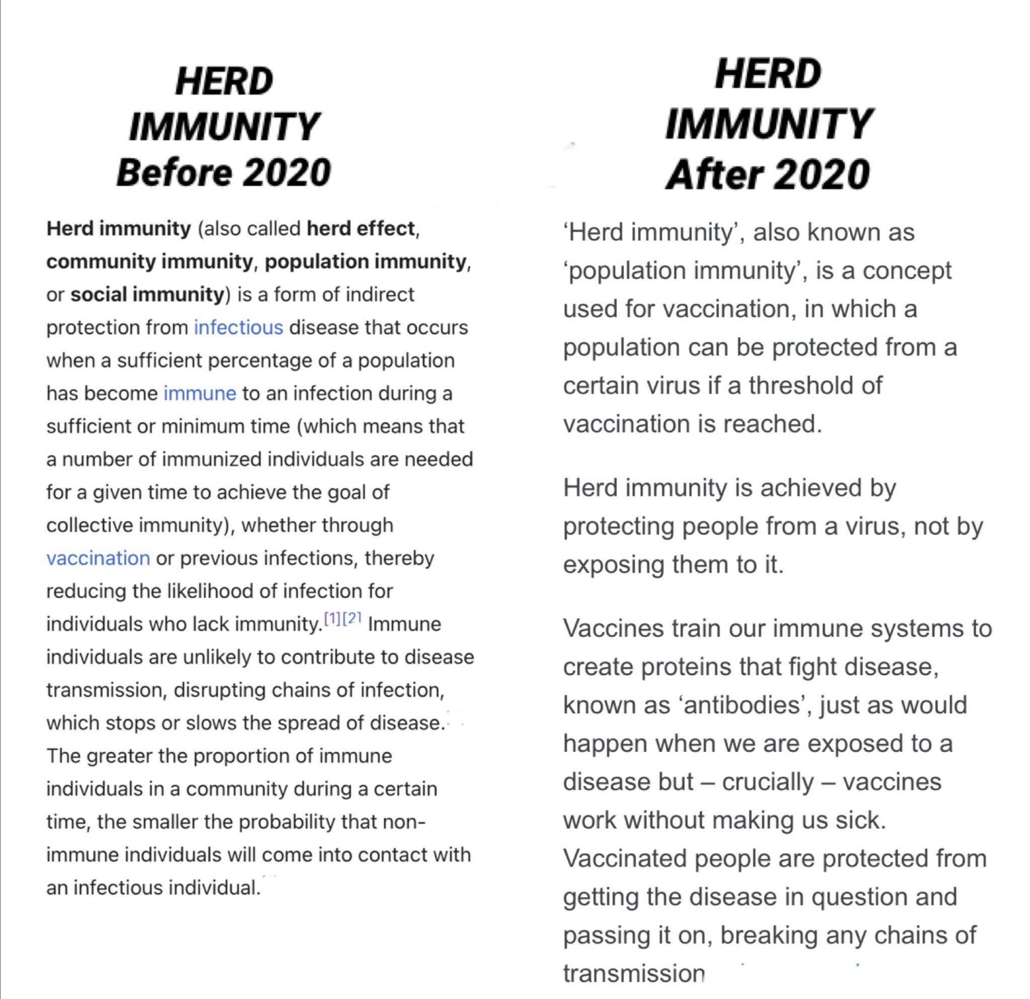 The WHO has changed its definition of herd immunity since Covid. | Scrolller