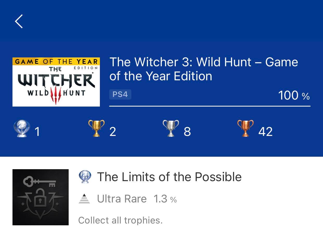 [The Witcher 3: Wild Hunt - GOTY Edition] Platinum #56 | Scrolller