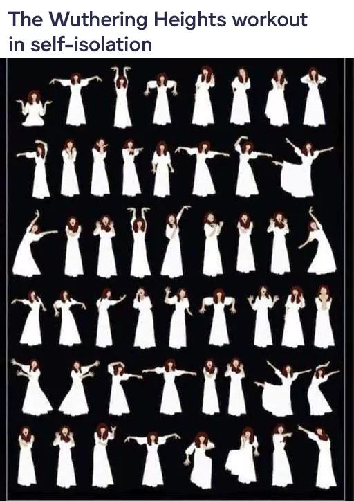 The Wuthering Heights workout in self-isolation | Scrolller