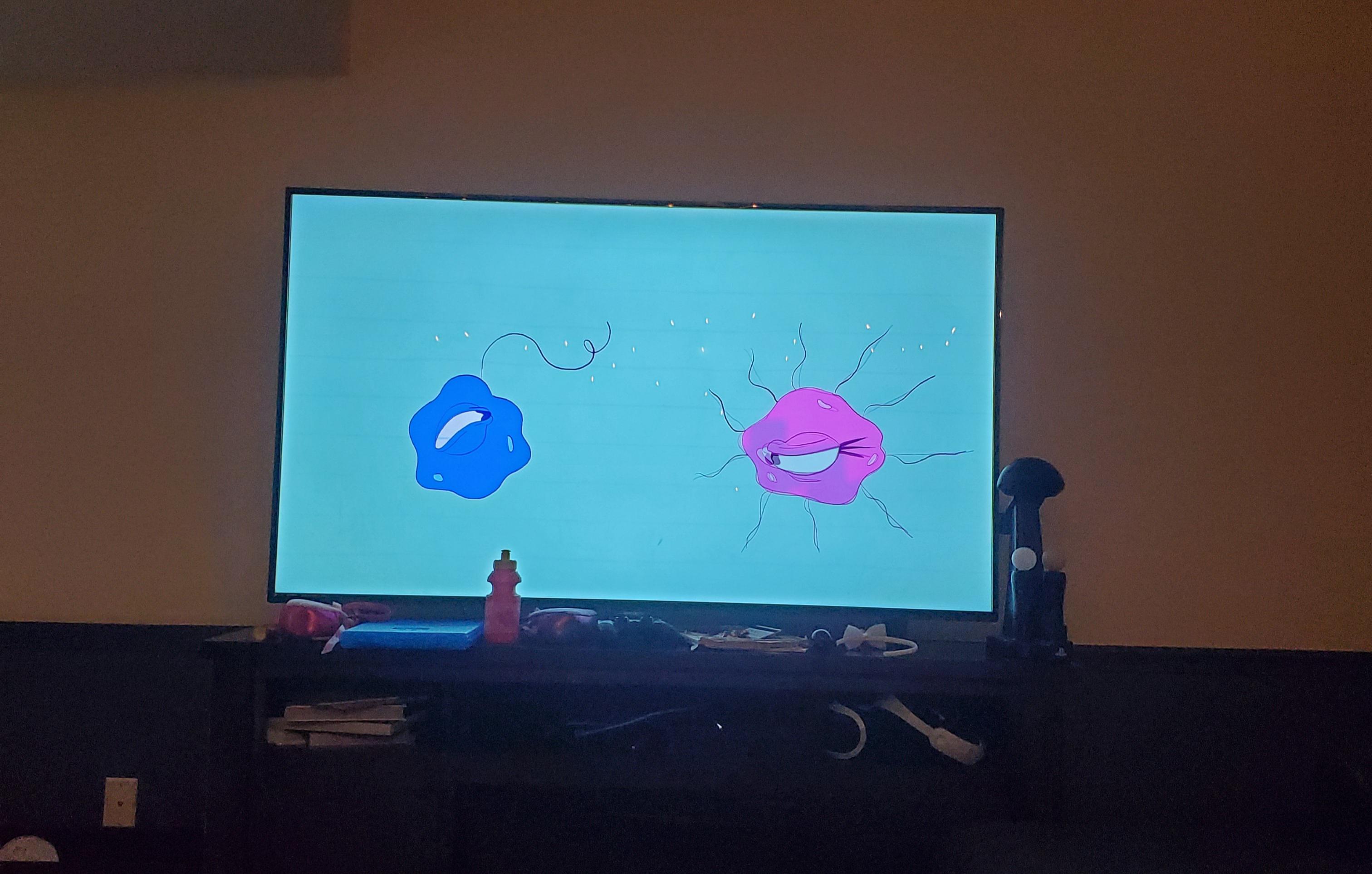 Them 3 year olds need to know which amoeba is the man and which one is the woman or this might ...