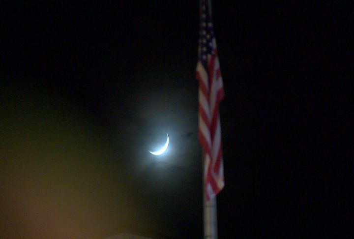 There are two US flags in this picture. | Scrolller