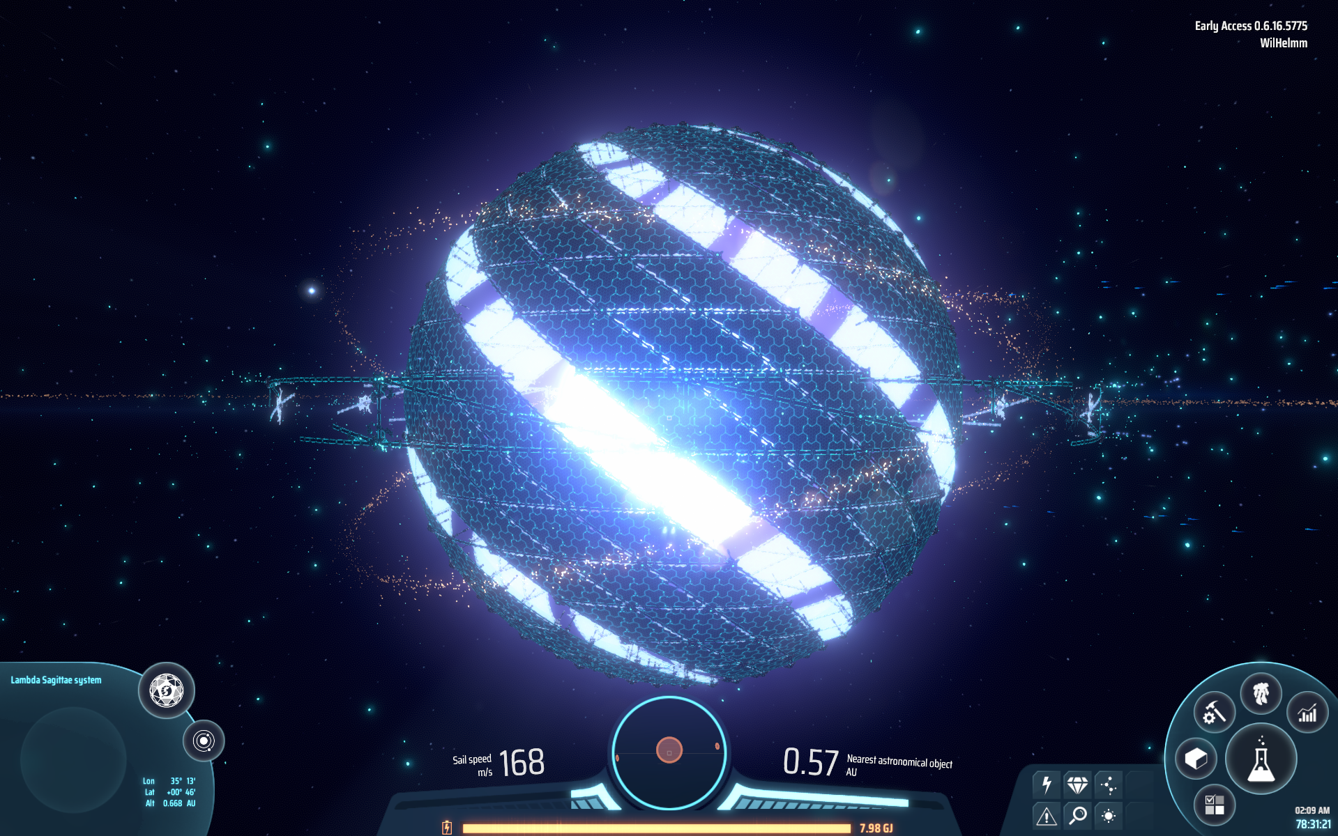 There is strange beauty in stripping the Galaxy of it's resources ...