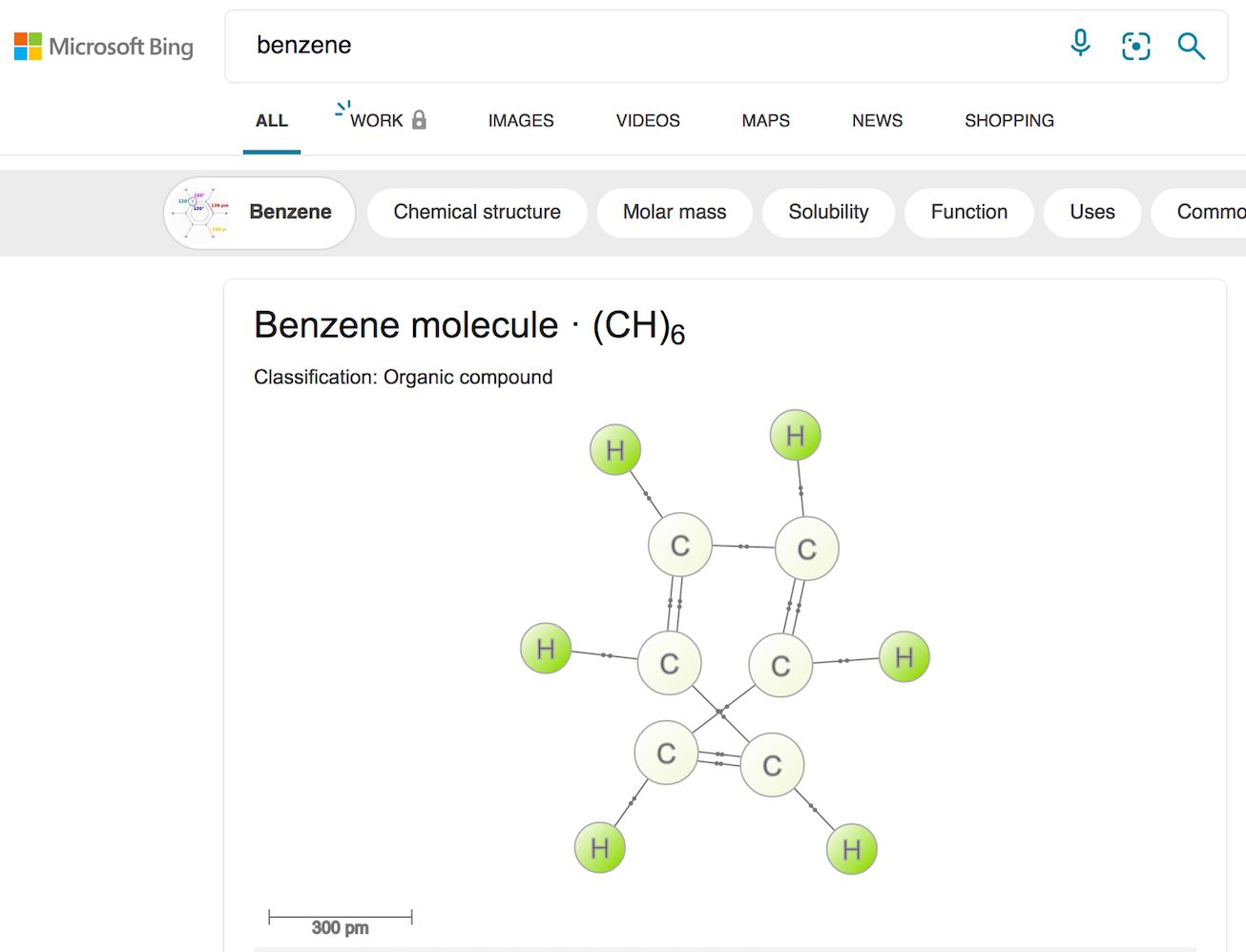 There was an attempt to show the structure of benzene. | Scrolller