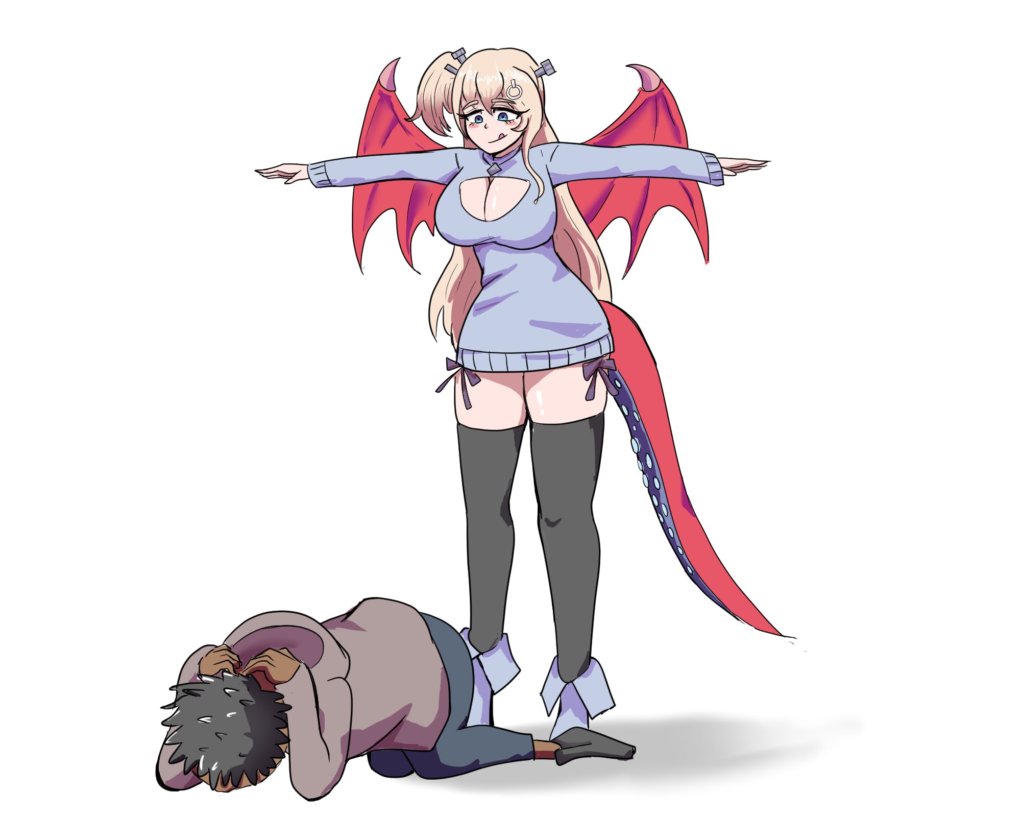 There's no escape from simping for her [Artist:@EJZ07] | Scrolller