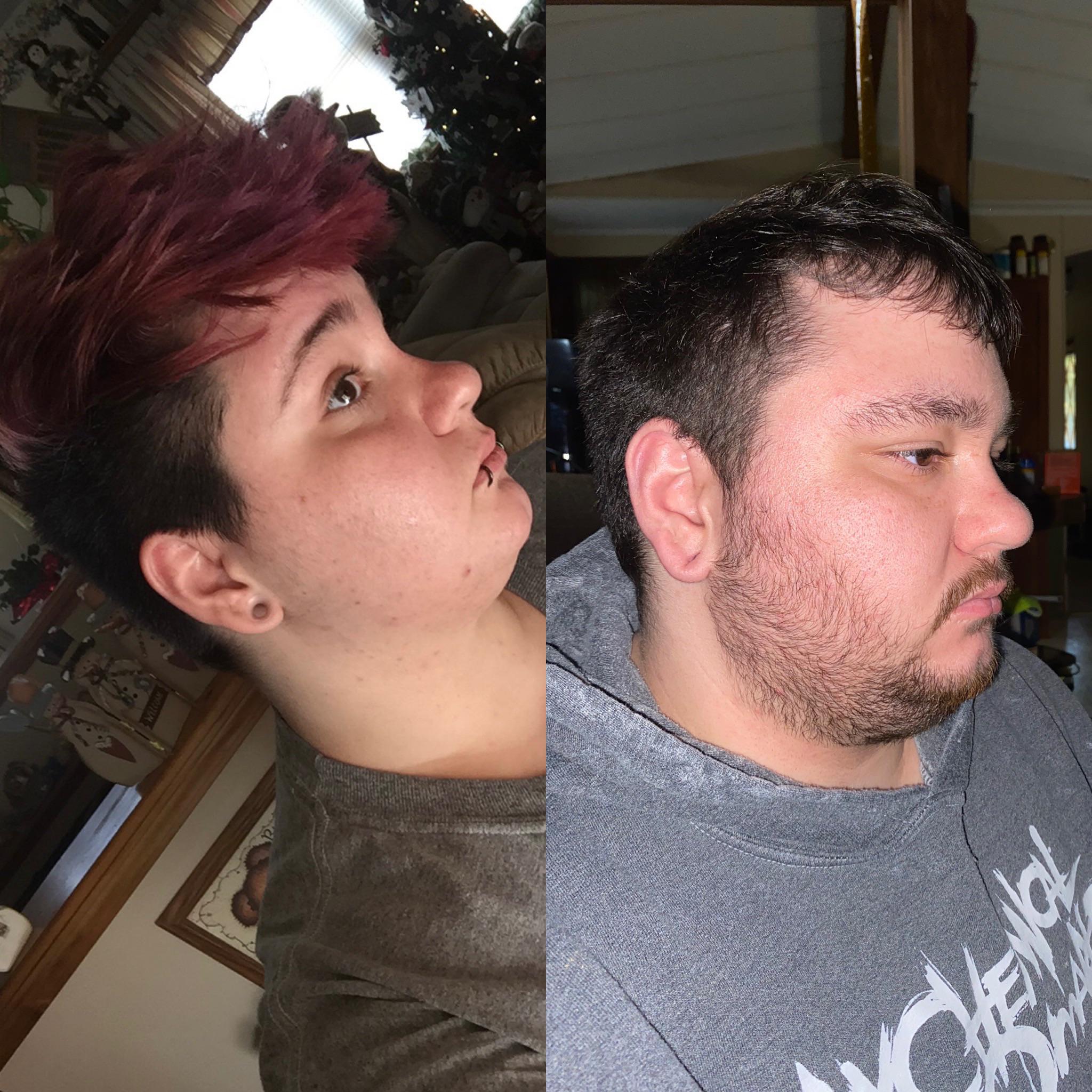 These two comparison photos are exactly two years apart to the day. I don’t remember being that ...