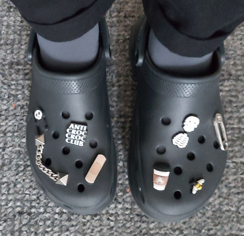 they are finally complete! (platform crocs n jibbitz) | Scrolller