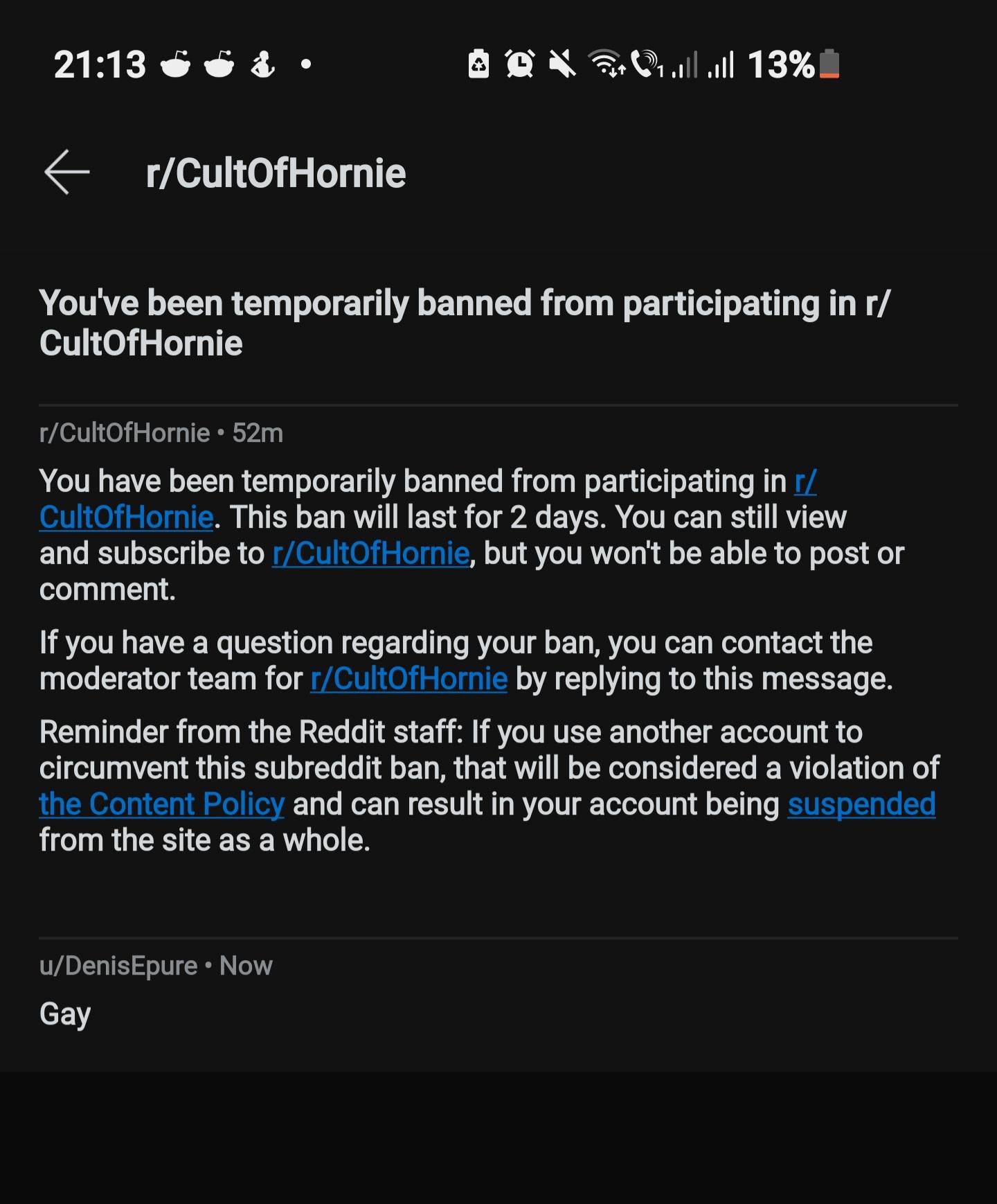 They banned me bc of the raid | Scrolller