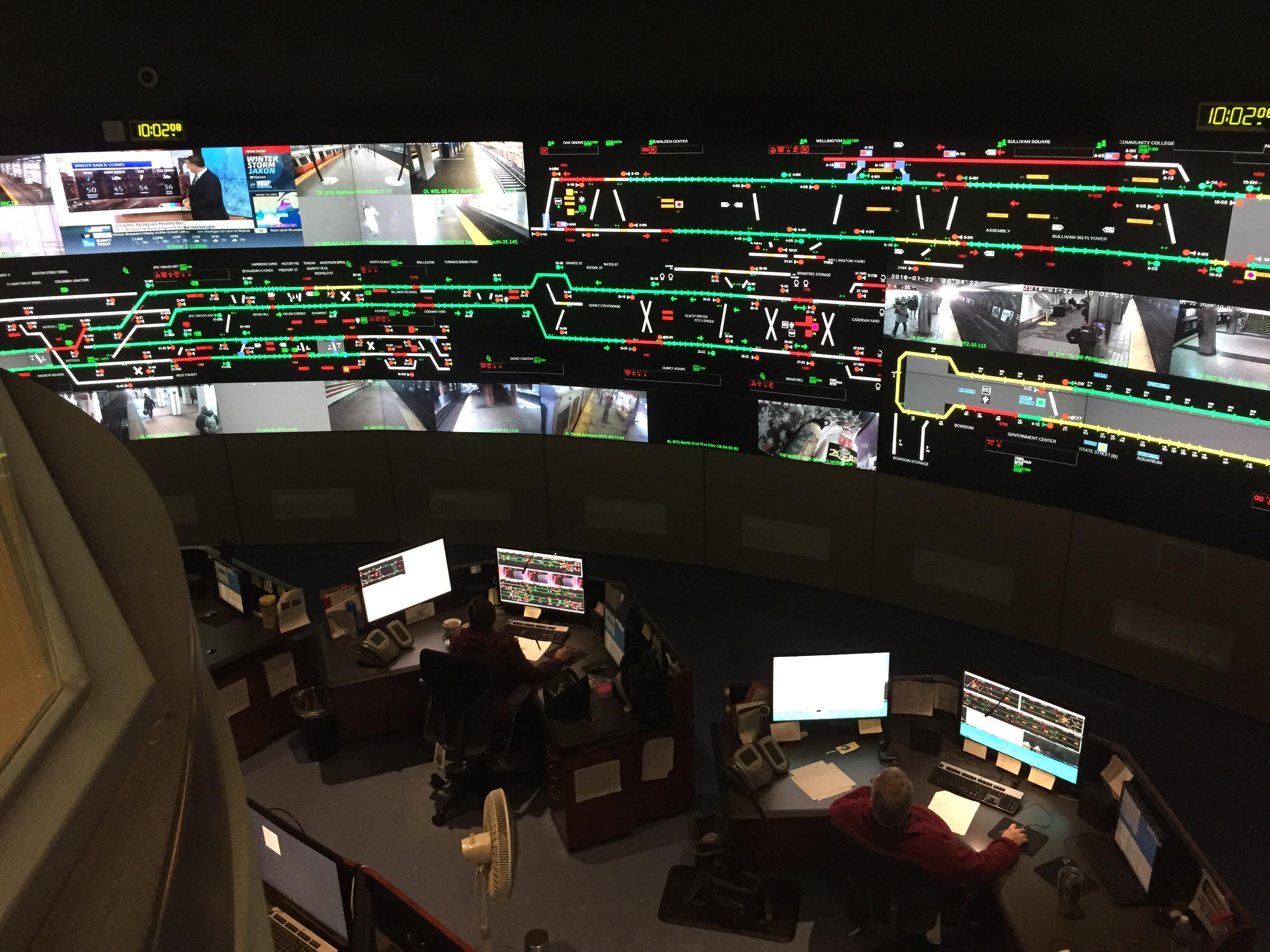 They let me into the MBTA control center | Scrolller