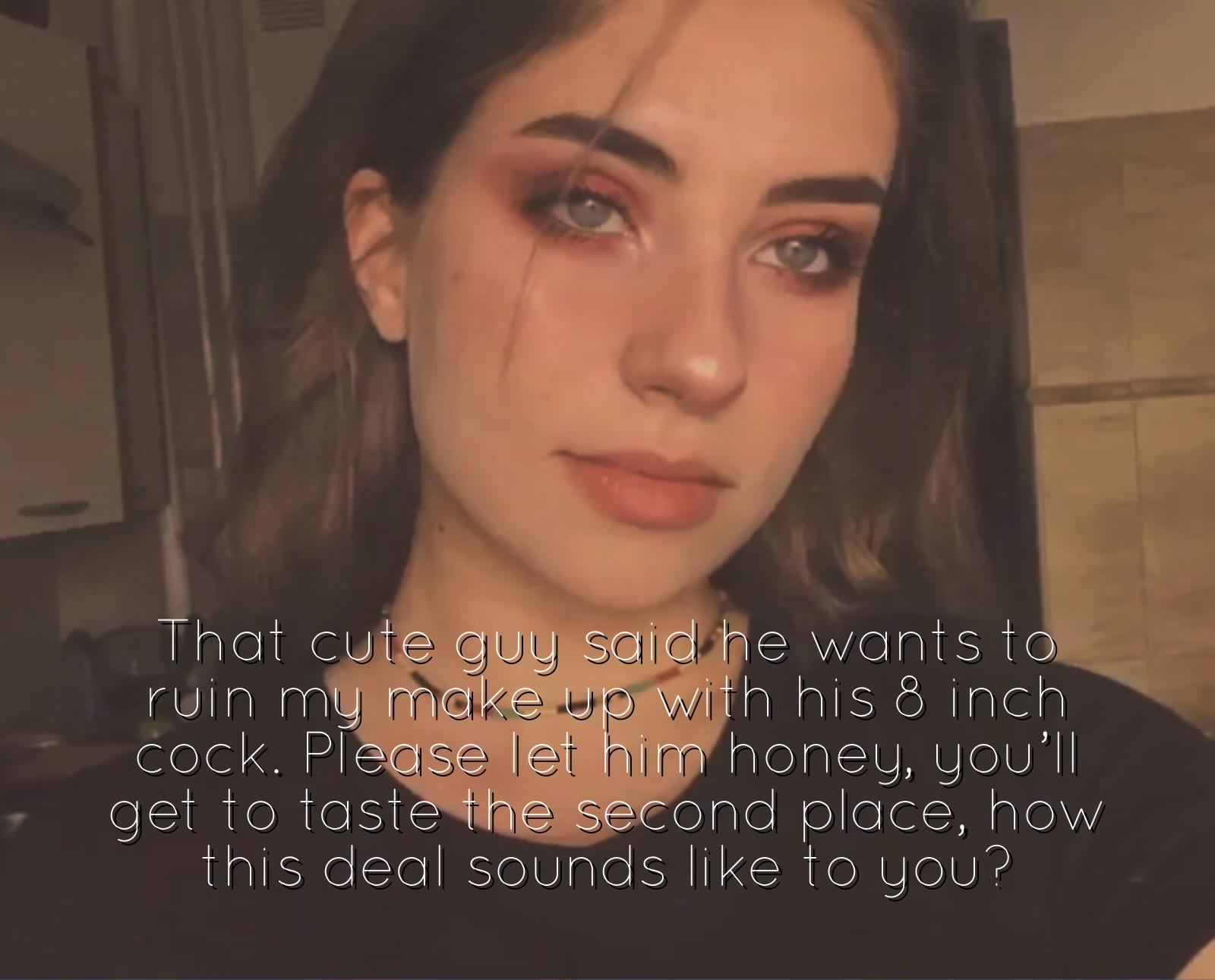 Think about the taste of the second place from right between her legs | Scrolller