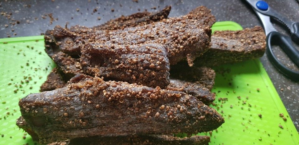 Third time making biltong, this time there's a slight white film on a lot of the pieces. Is it ...