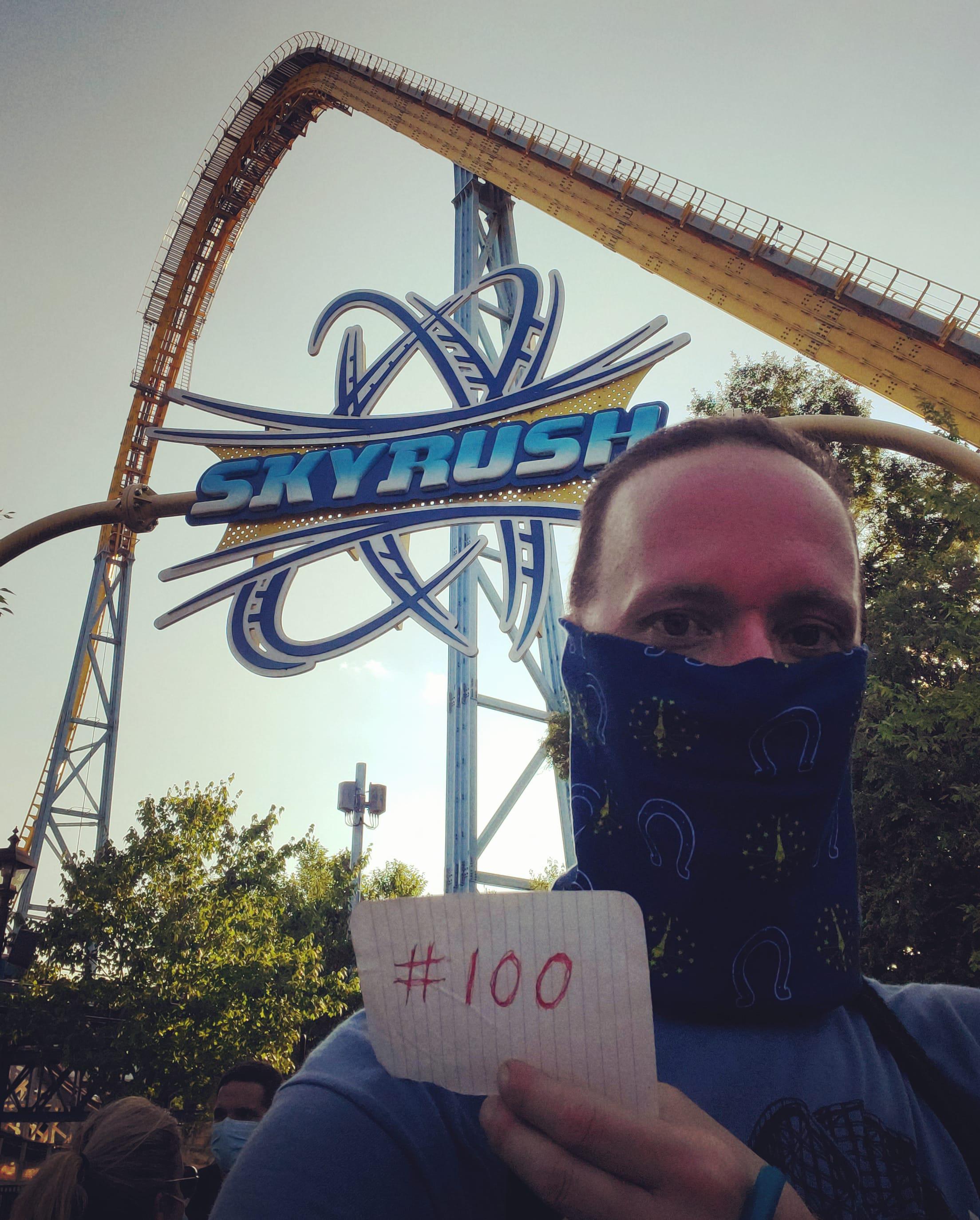 This absolute beast became my 100th credit yesterday! What a ride it was too! [Skyrush ...
