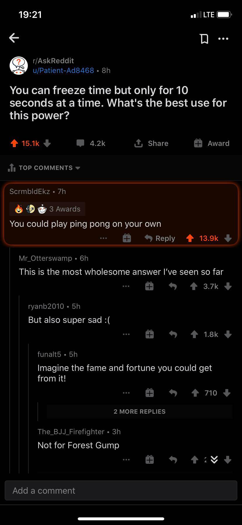 This guy has his priorities right. | Scrolller