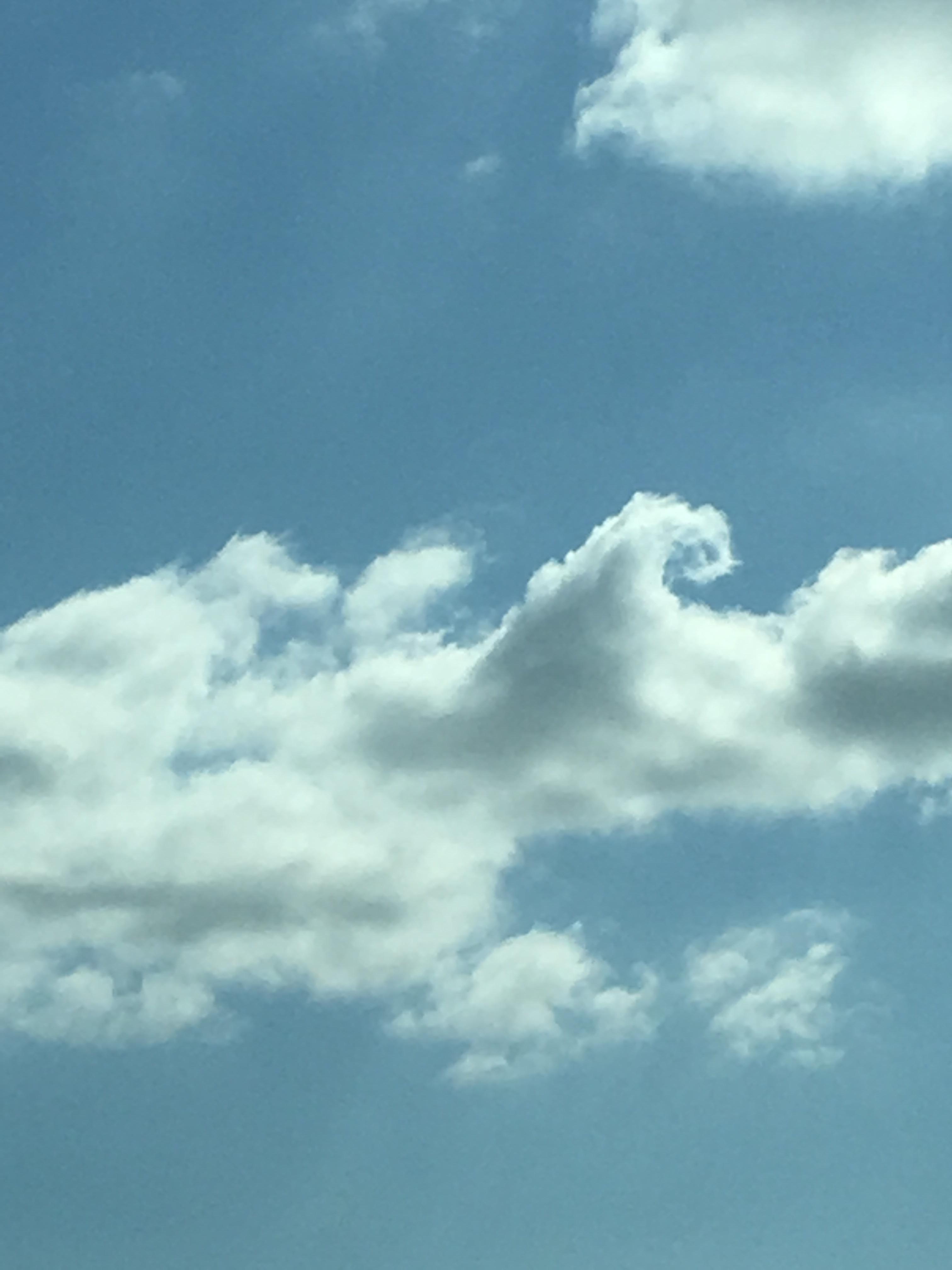 This is an old photo but could this be a kelvin helmholtz formation? | Scrolller
