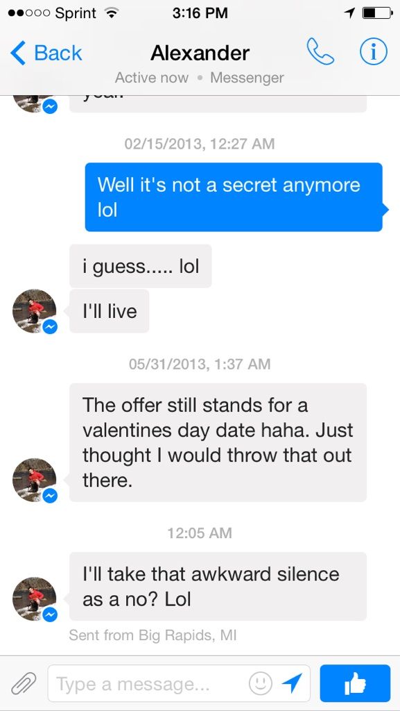 This is from yesterday. Because "awkward silences" last nearly one year. | Scrolller