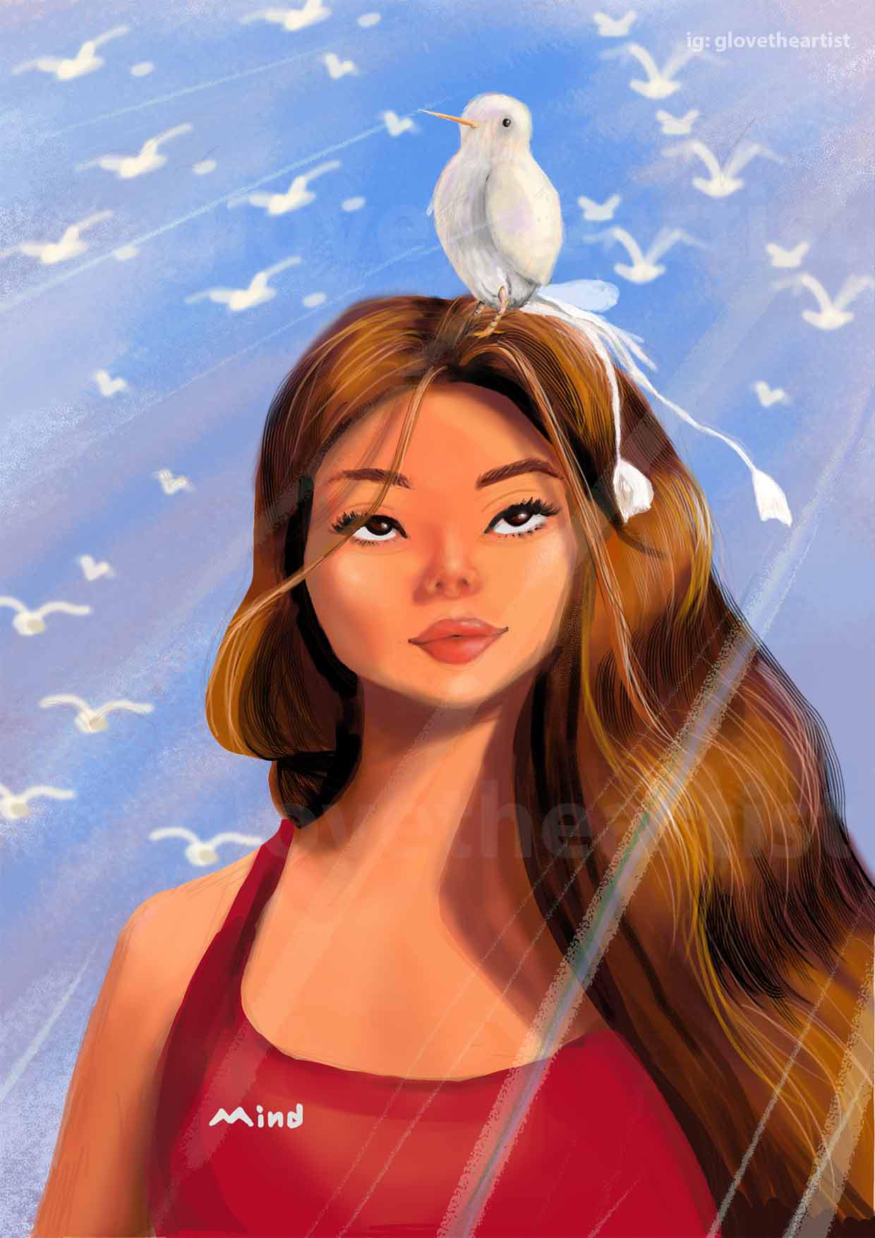 This is my first digital work. I am more of acrylic painter. So ...