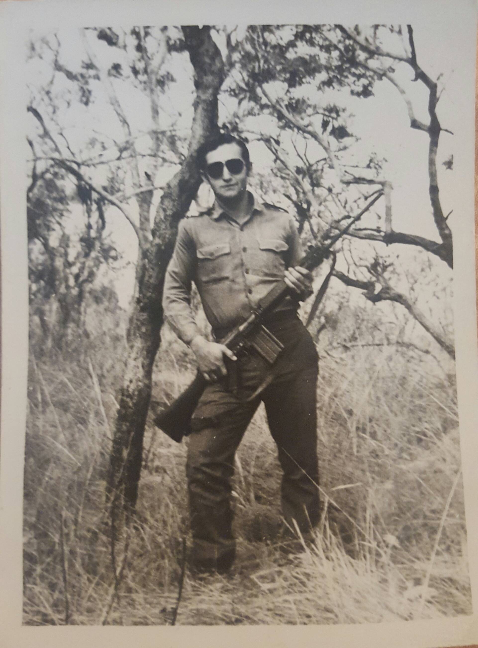 This is my uncle and his FAL circa 1976 | Scrolller
