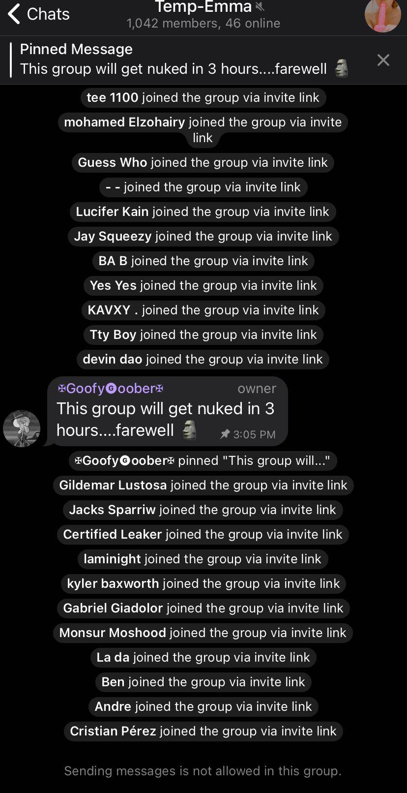 This is what happens when it starts getting full of child predators smh | Scrolller