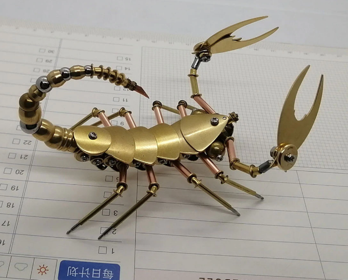 This Mechanical Handicrafts Scorpion | Scrolller