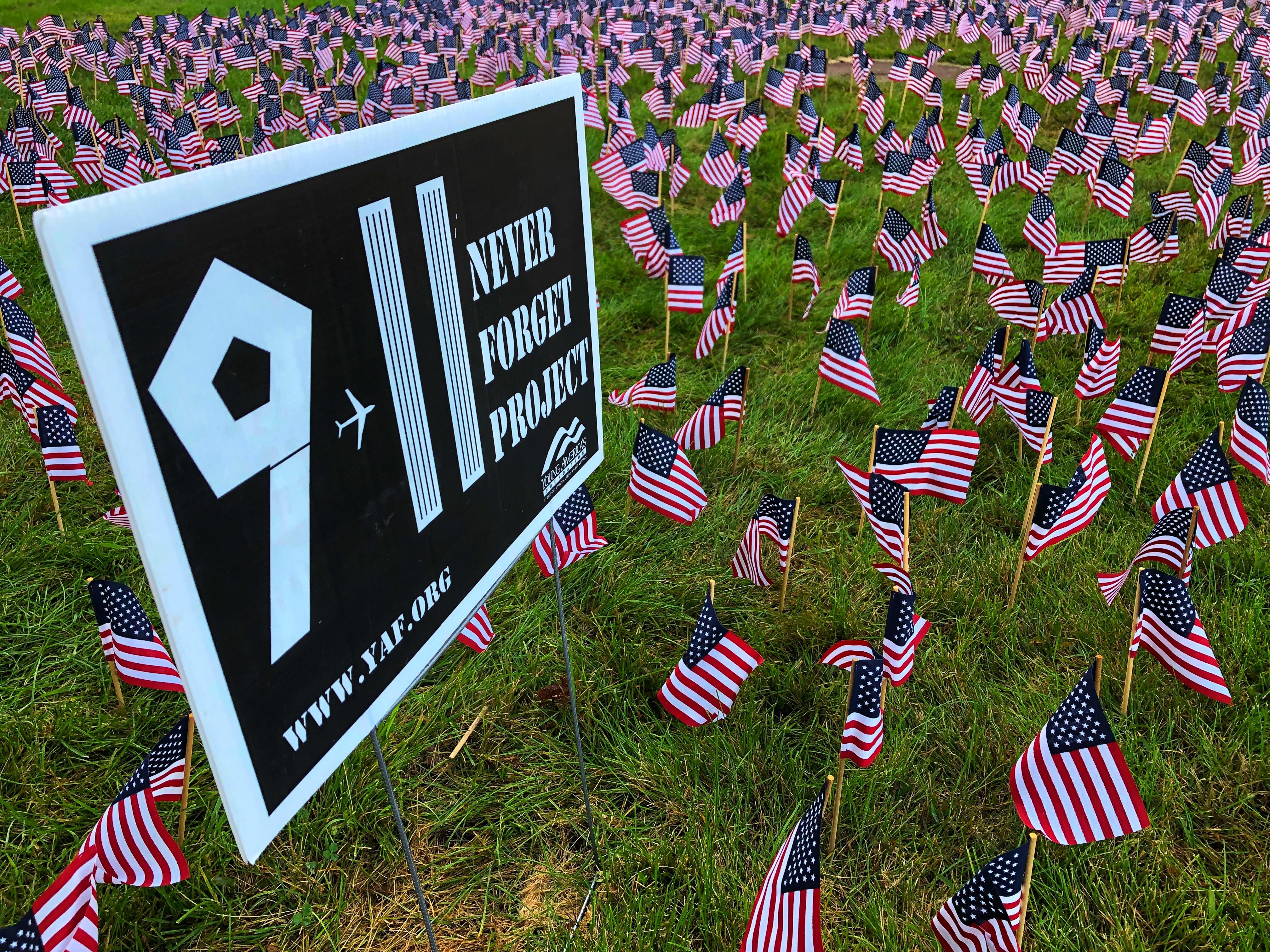 This morning I helped place 2,977 flags in remembrance of 9/11 | Scrolller