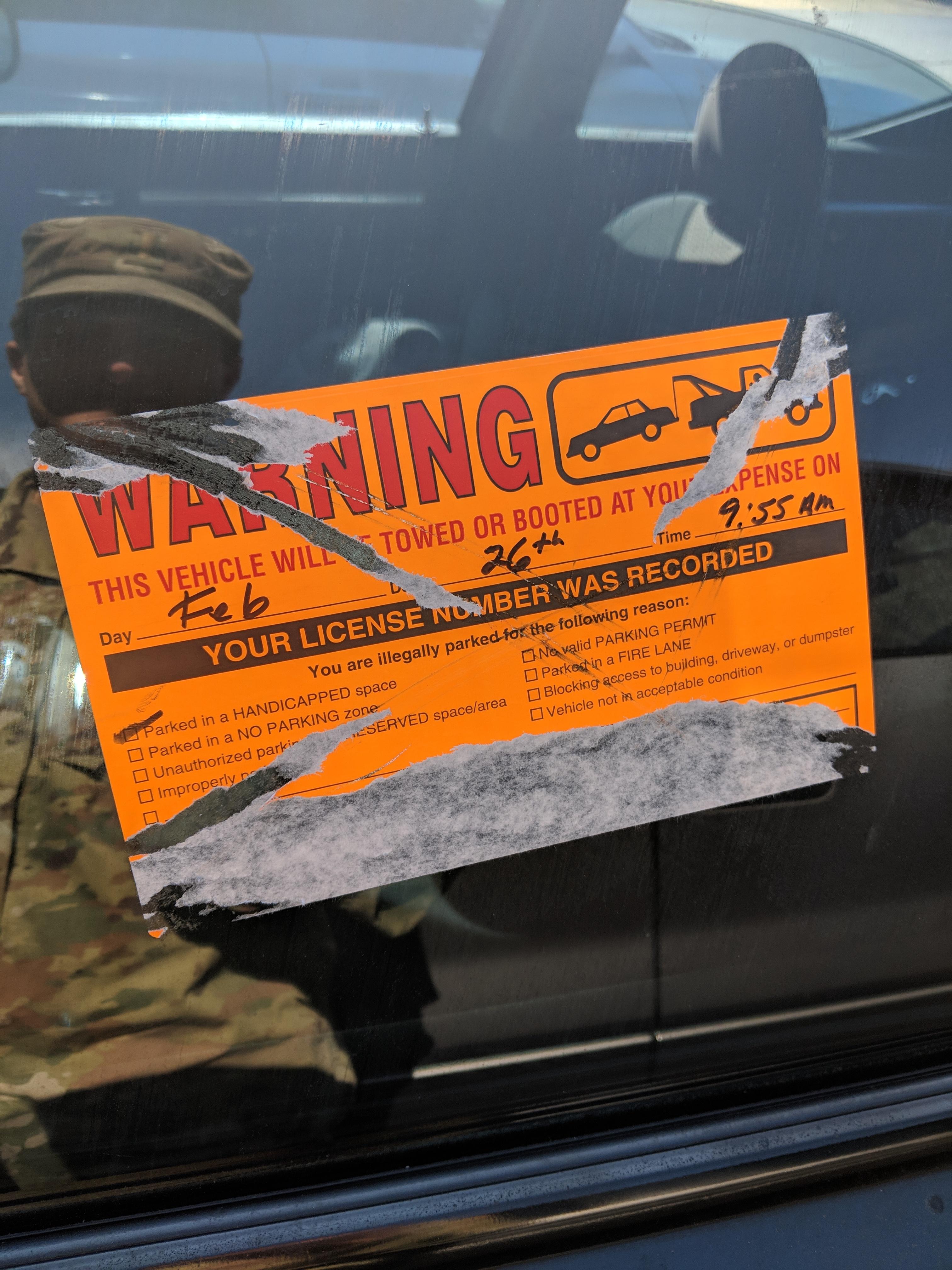 This warning sticker doesn't come off easy at all. But this guy probably deserves it for using ...