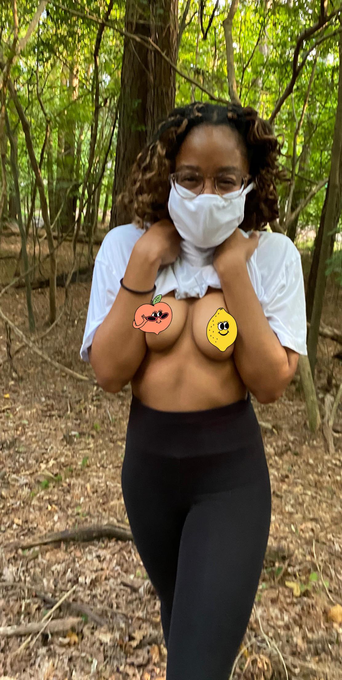 this was my first time flashing while hiking :) | Scrolller