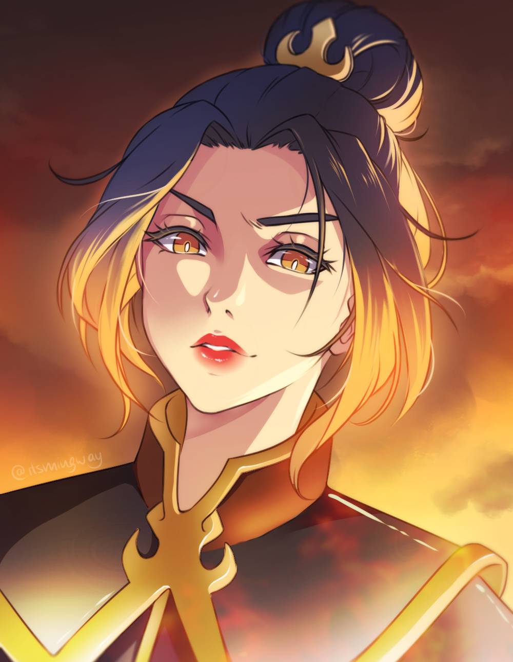 Thought I'd share my Azula fanart I just finished :) | Scrolller