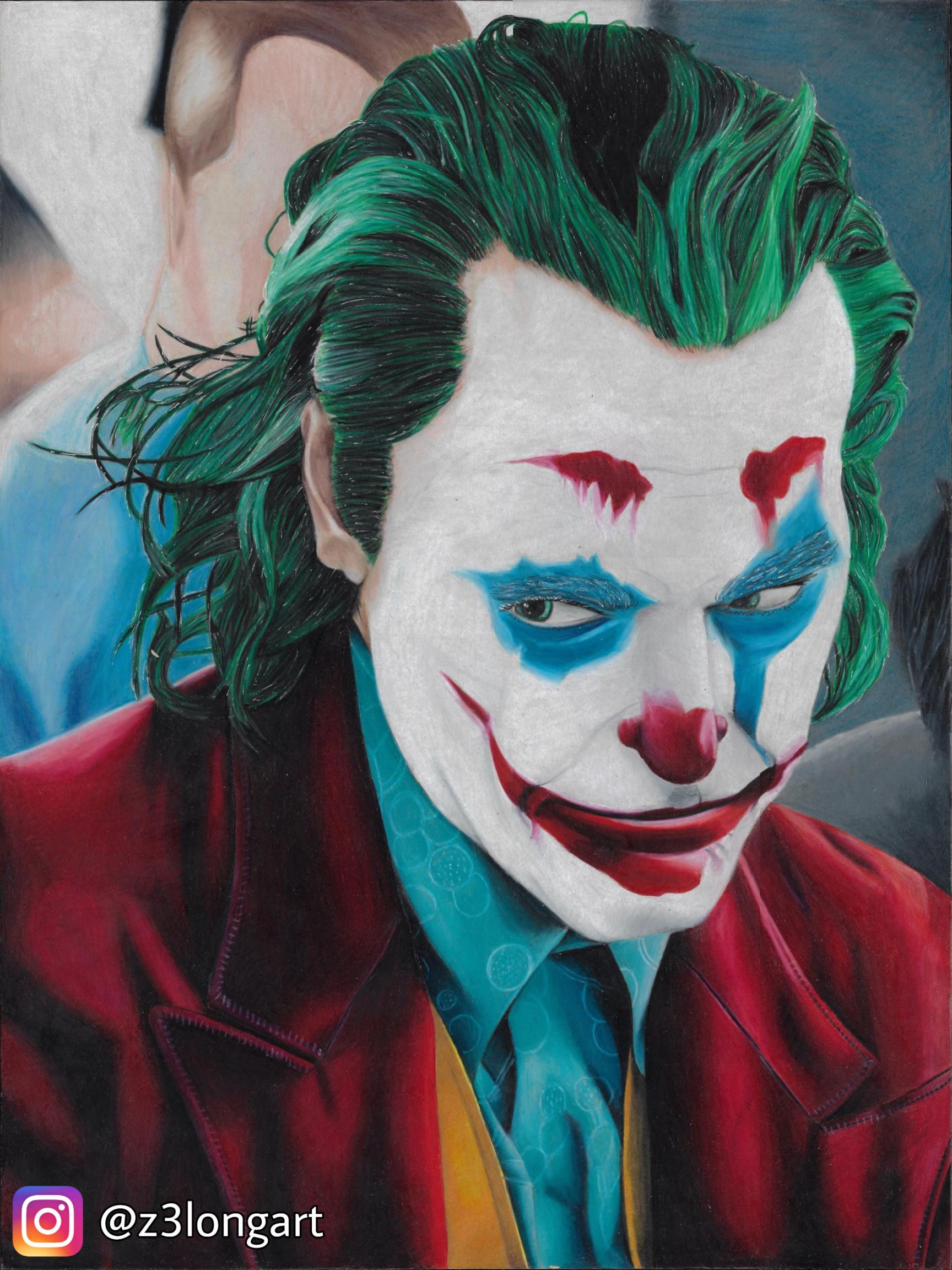 Thought I'd share my Joker artwork with you all on Reddit! Prismacolor premier colored pencils ...