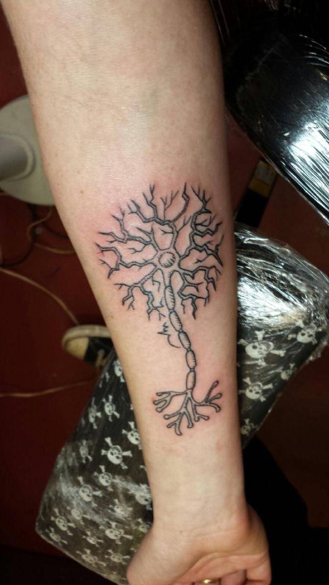 Thought ya'll might like my new motor neuron tattoo | Scrolller