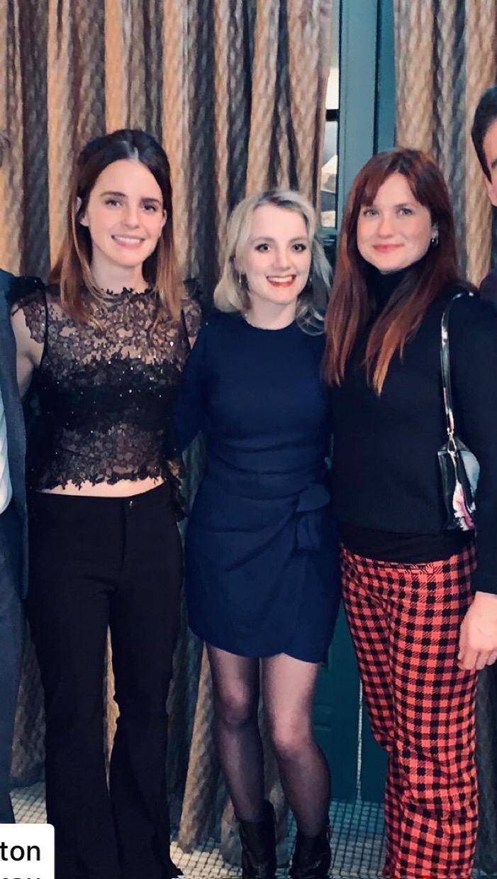 Three witches, three wishes. (Emma Watson, Evanna Lynch, Bonnie Wright) | Scrolller