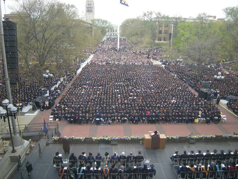 Throwback Thursday - 2008 Commencement on the Diag | Scrolller
