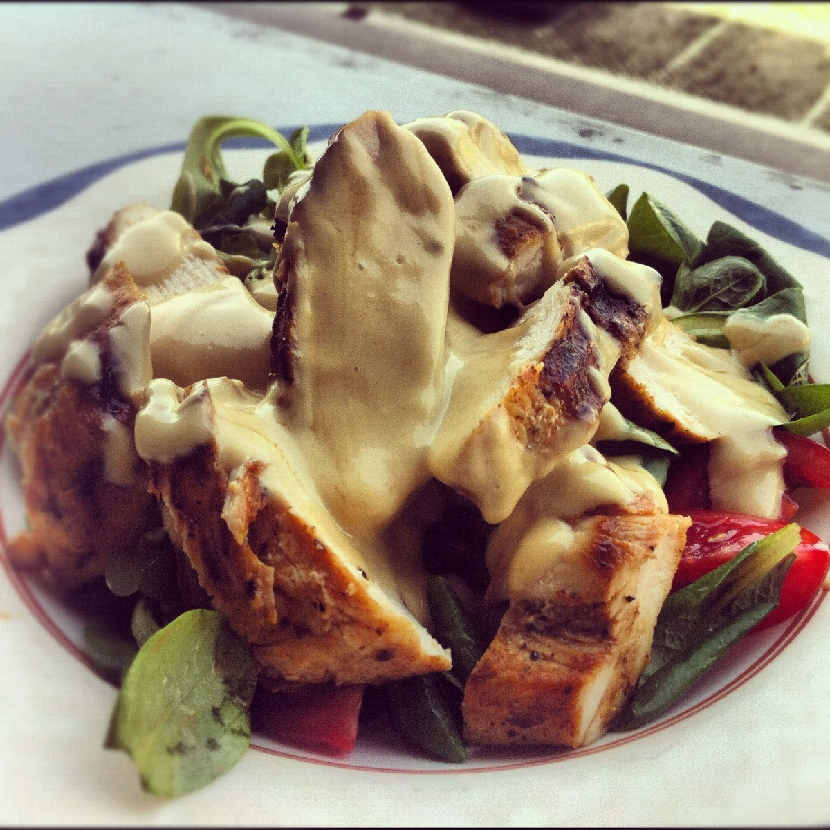 TIA Chicken salad with honey mustard mayo dressing | Scrolller