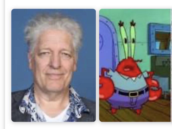 TIL jock jeffcoat also played Mr. Krabs | Scrolller