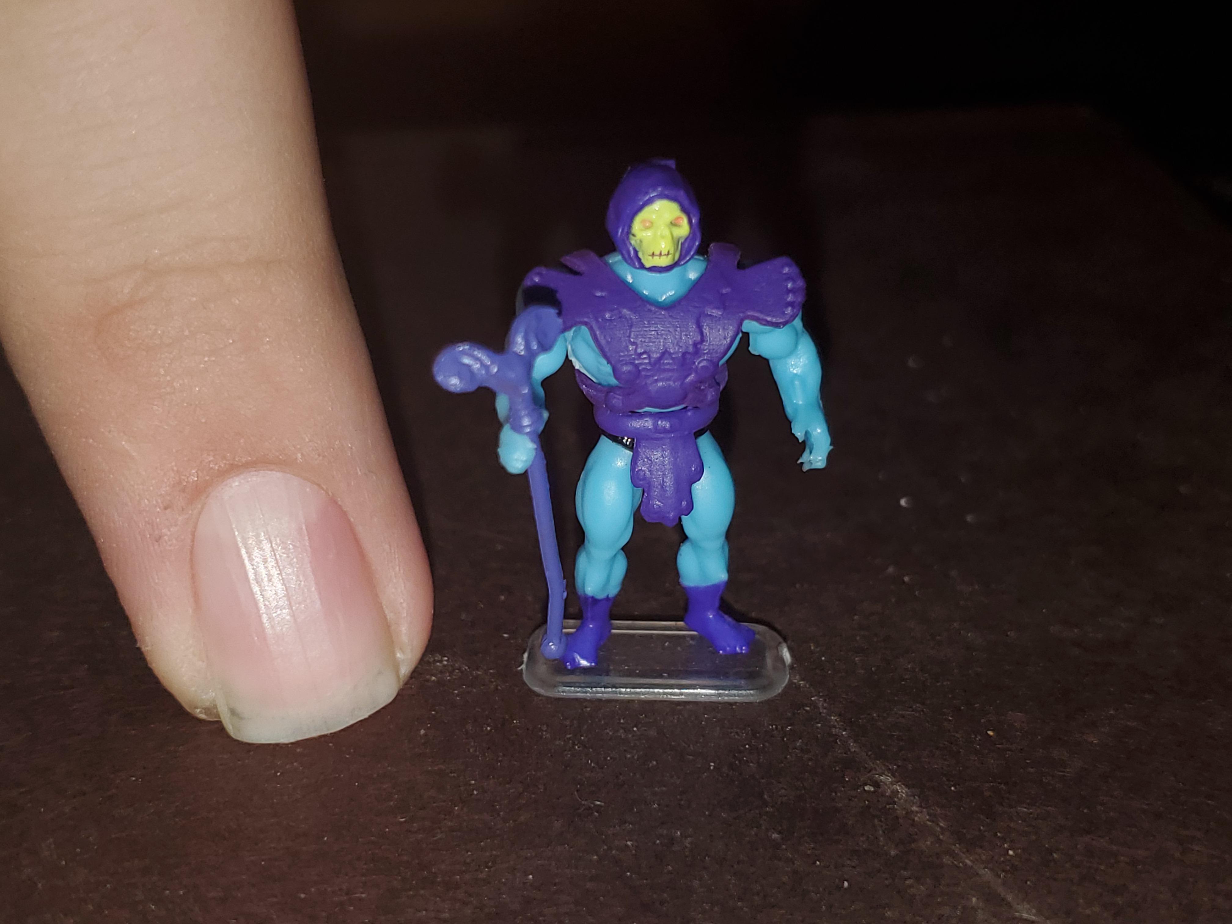 Tiny skeletor toy | Scrolller