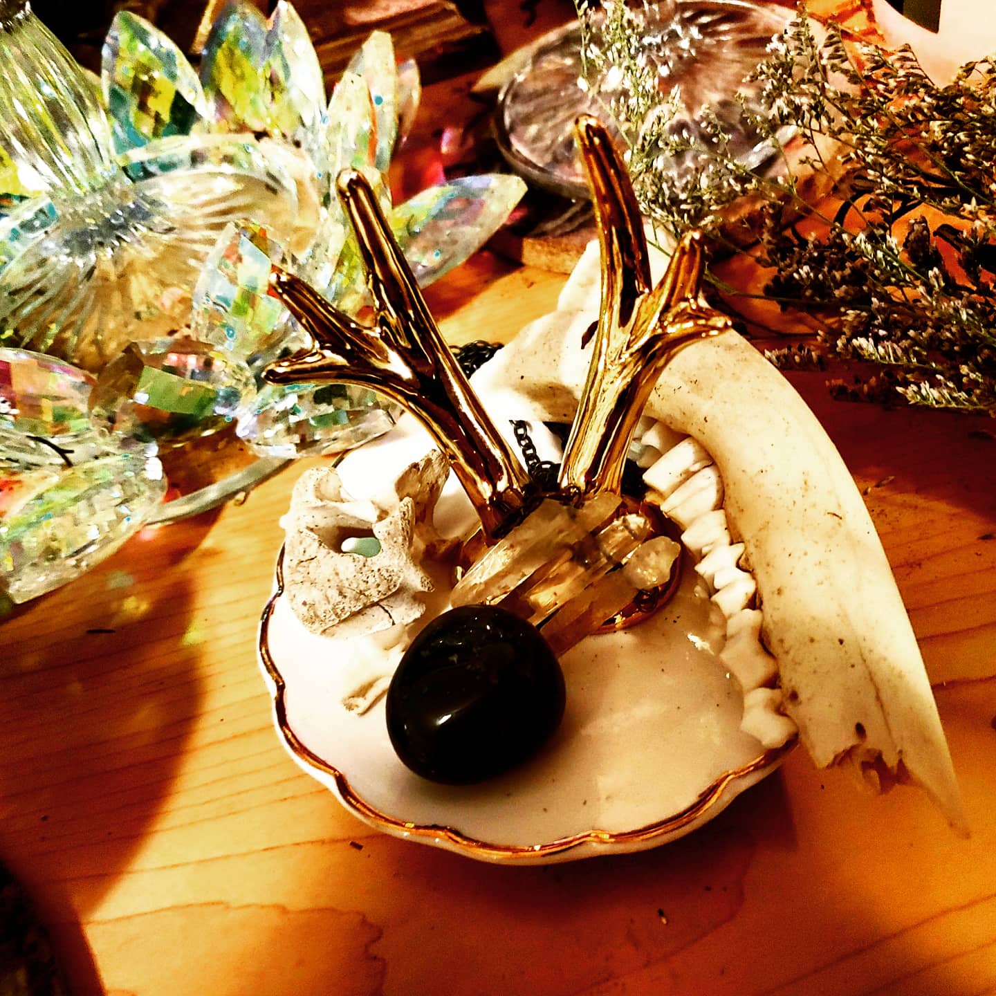 To Cernunnos, a small altar within the altar | Scrolller