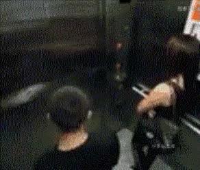 To jump out the elevator after pushing every number | Scrolller