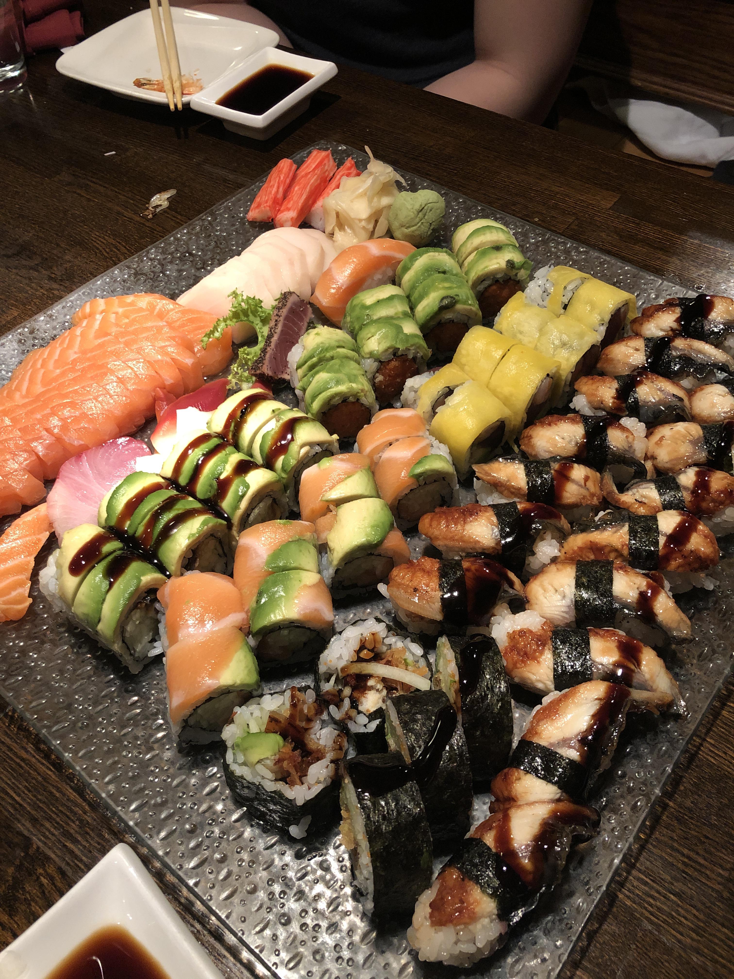 Today I ate a platter of sushi | Scrolller