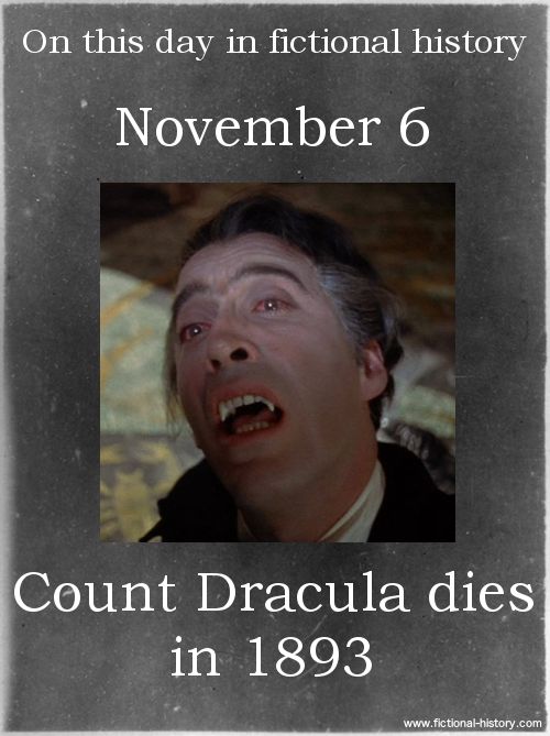 Today, in 1893, count Dracula dies | Scrolller