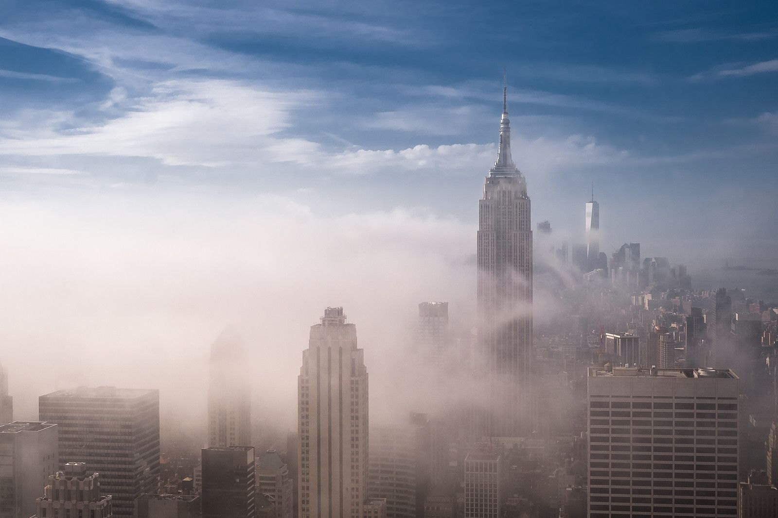 Today's Fog as Seen in Midtown | Scrolller