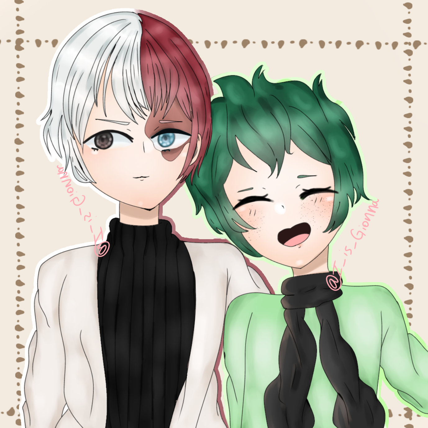 Tododeku drawing Finished!!! | Scrolller