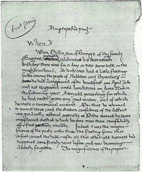 Tolkien’s handwriting, “The Lord of the Rings” | Scrolller