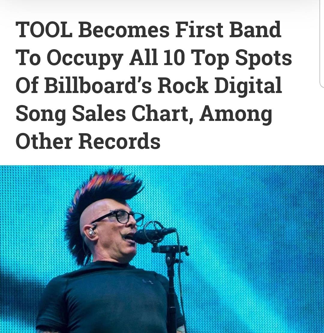 Tool is out here breaking records | Scrolller