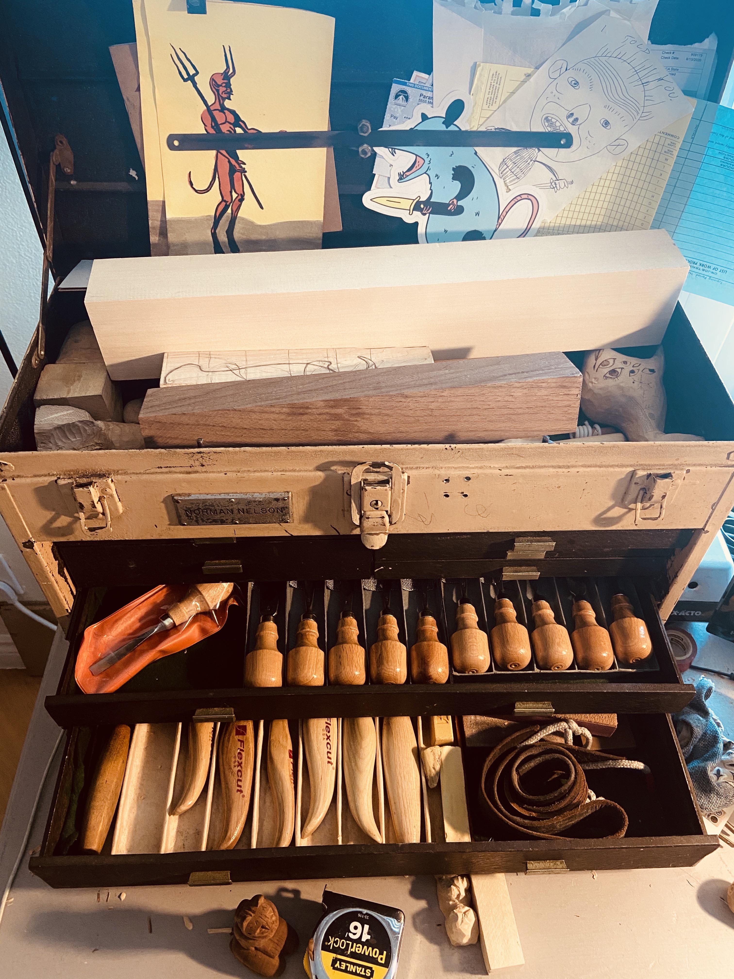 Tool storage—grandfather’s machinist’s toolbox | Scrolller