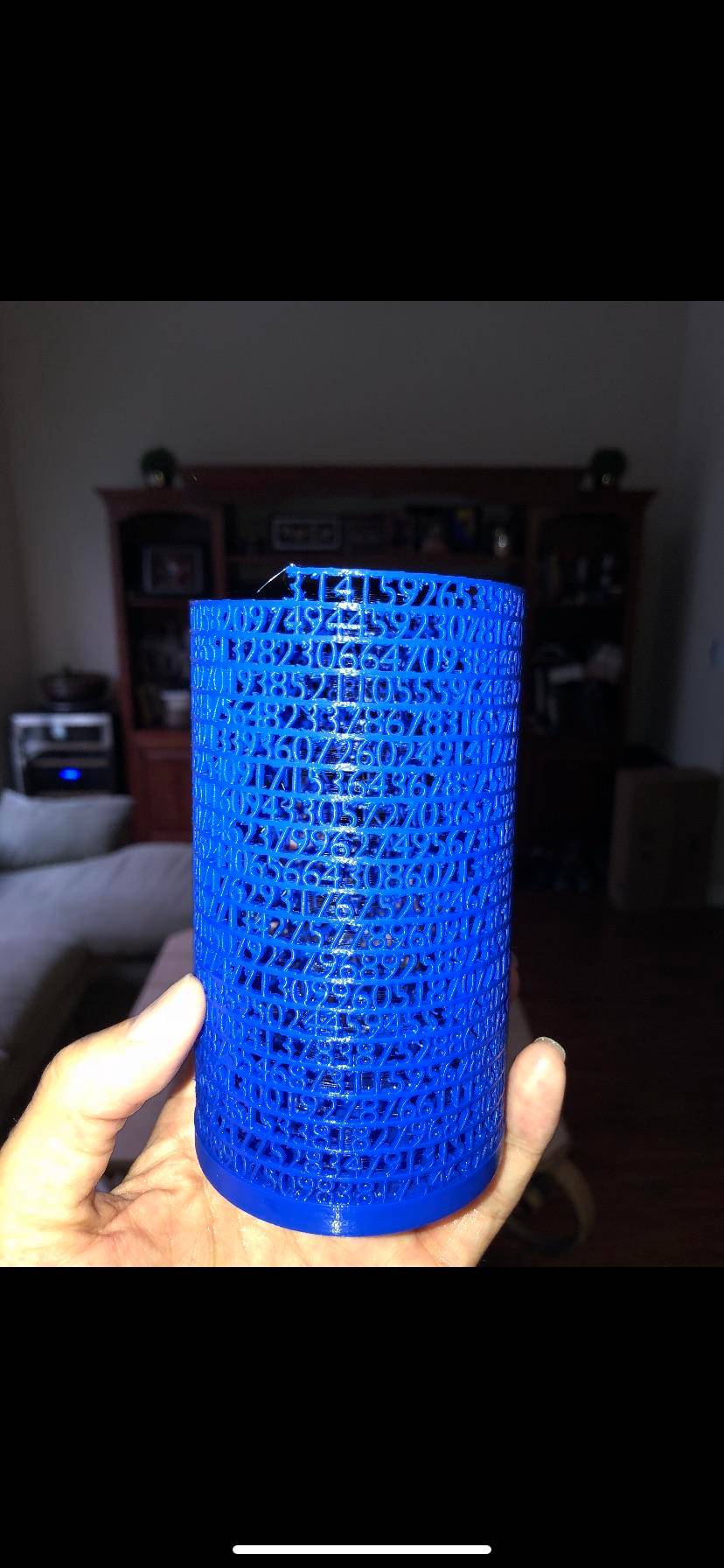 Tower of pi just finished printing! Maybe a bit late. | Scrolller