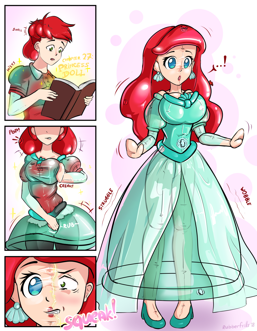 [Toybox/Inanimate/Inflation] Princess Doll by rubberfrills | Scrolller