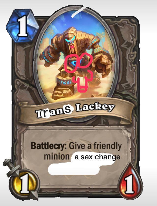 trans lackey is here gender equality btw | Scrolller