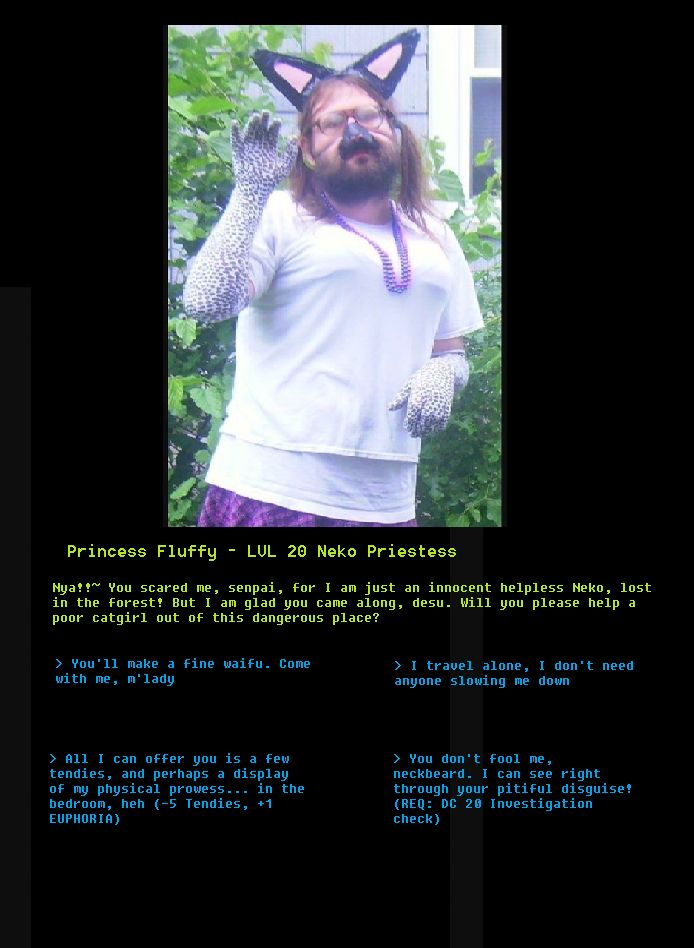 Traveling through the forest, you meet a precocious feline | Scrolller