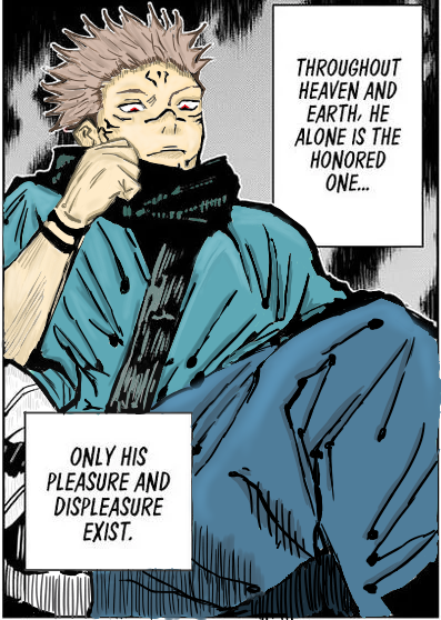 Tried my hand at coloring with this panel of Sukuna | Scrolller