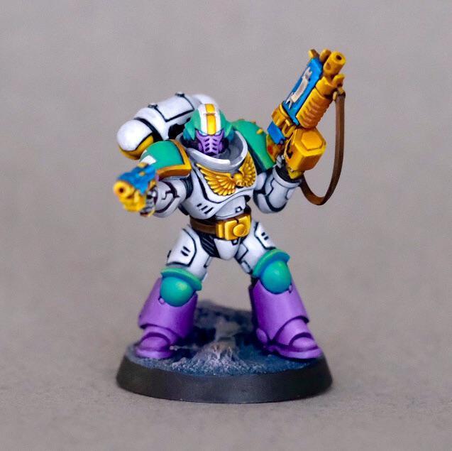 Tried to do a pastel marine and have ended up with Buzz Lightyear | Scrolller