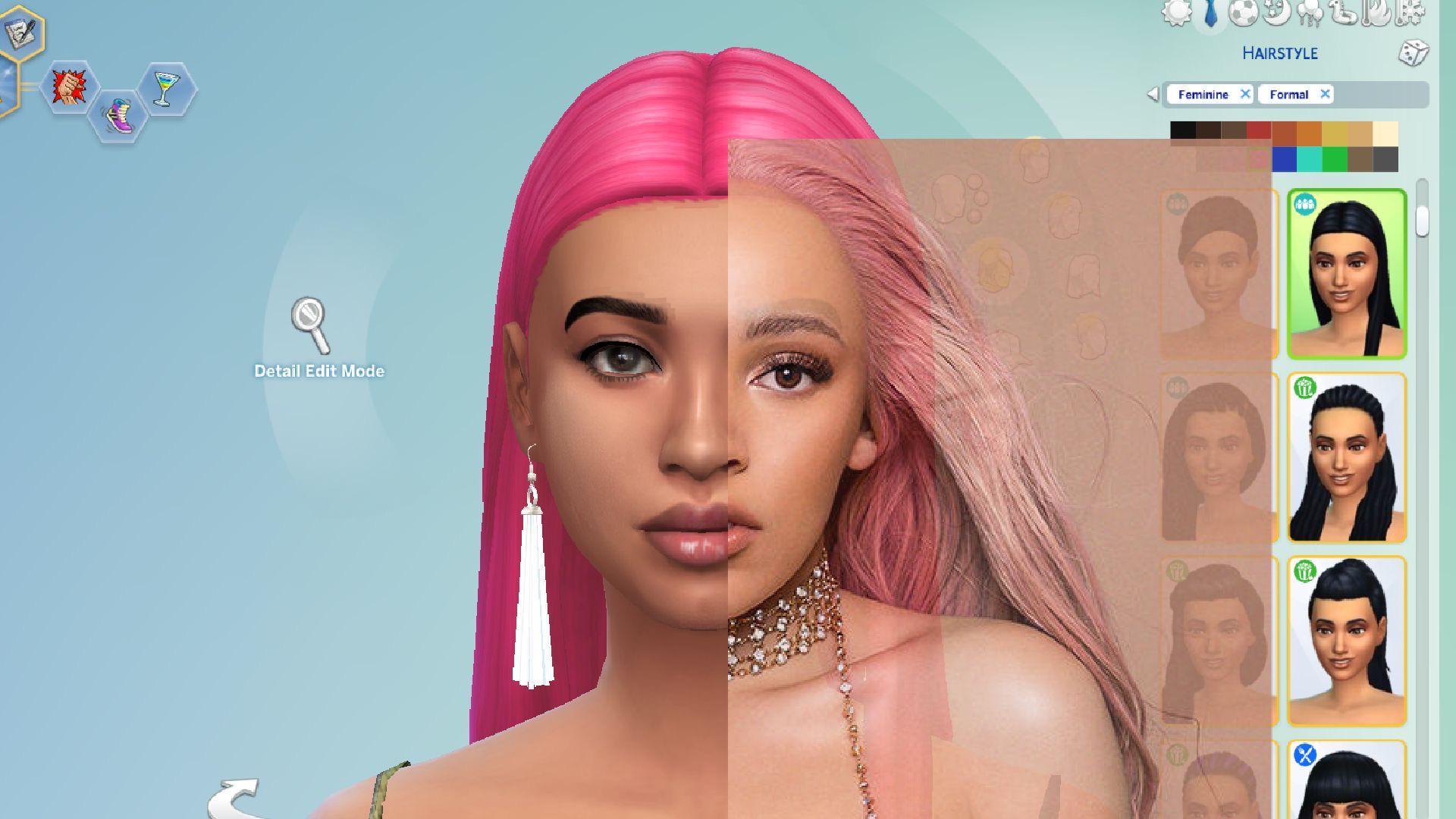 Tried to make our girl as a sim | Scrolller