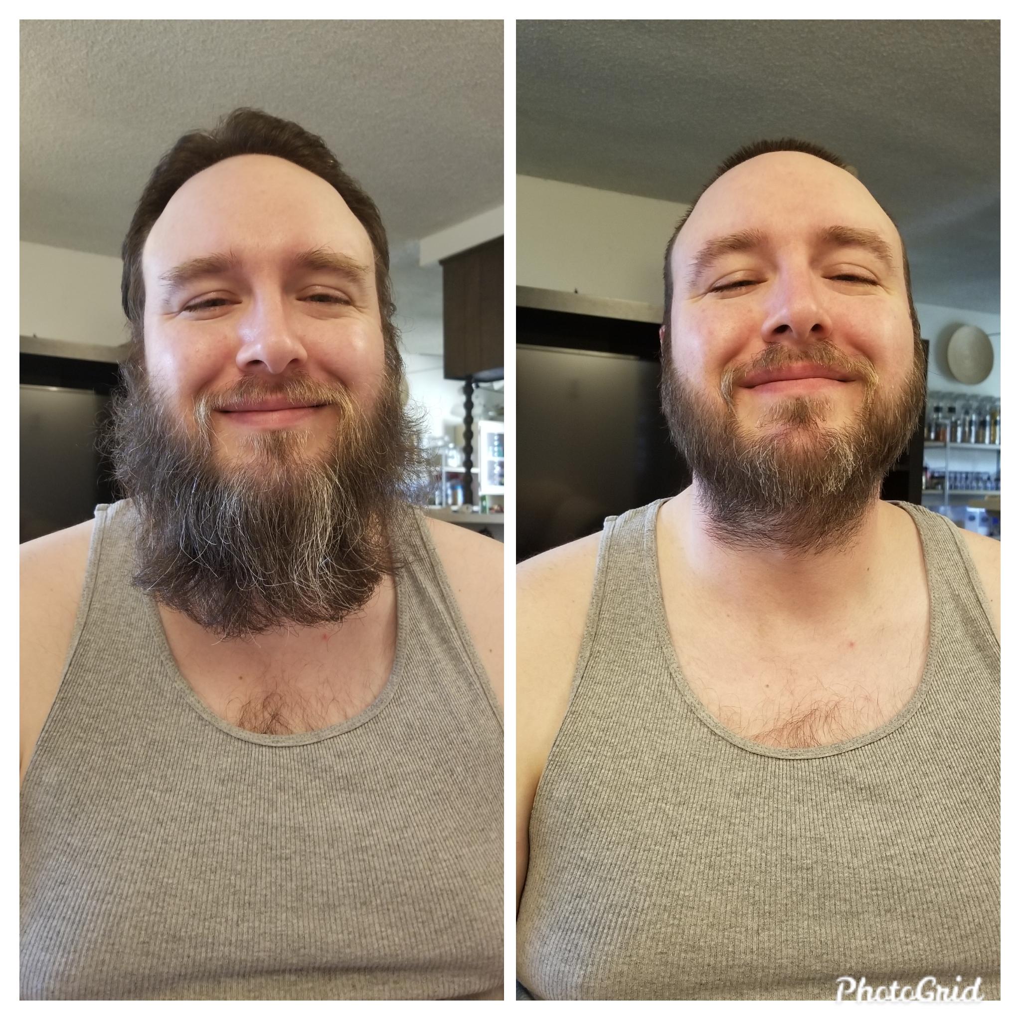 Trimmed off 6 months of depression/quarantine beard | Scrolller